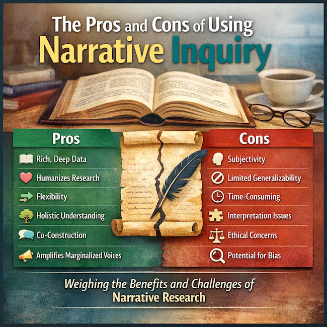 Pros and Cons of Using Narrative Inquiry